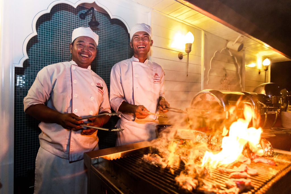 Heritage Line Mekong Jayavarman Barbecue on Board - Fantasea Travel